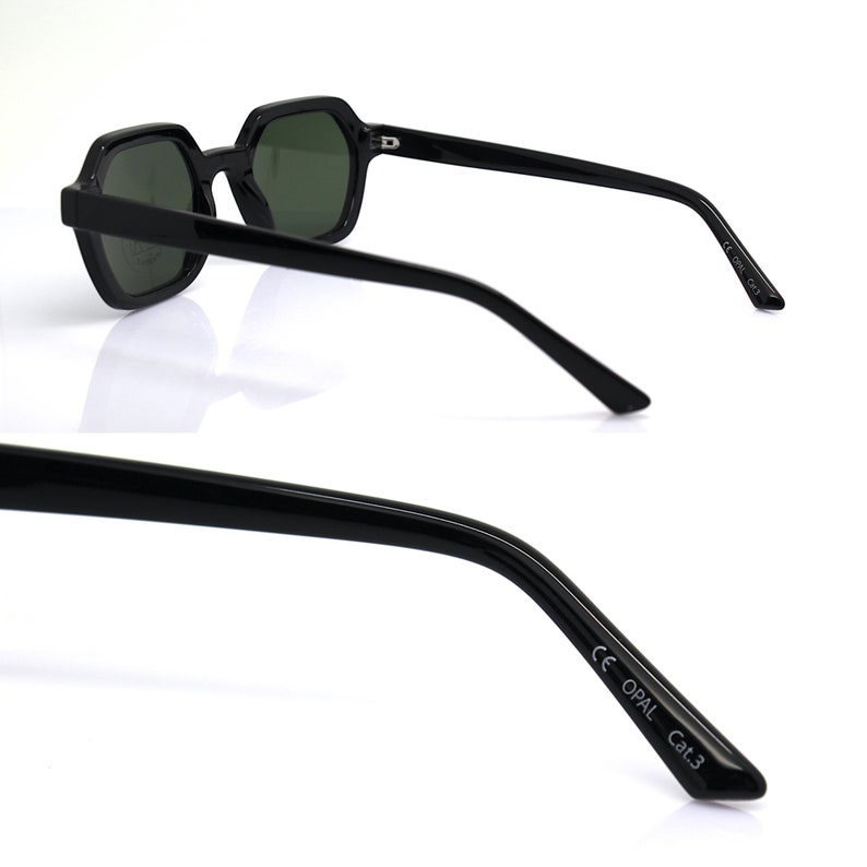 HEXAGON OCTAGONAL SUNGLASSES Man Woman, Retro Classic Shape Glasses ...
