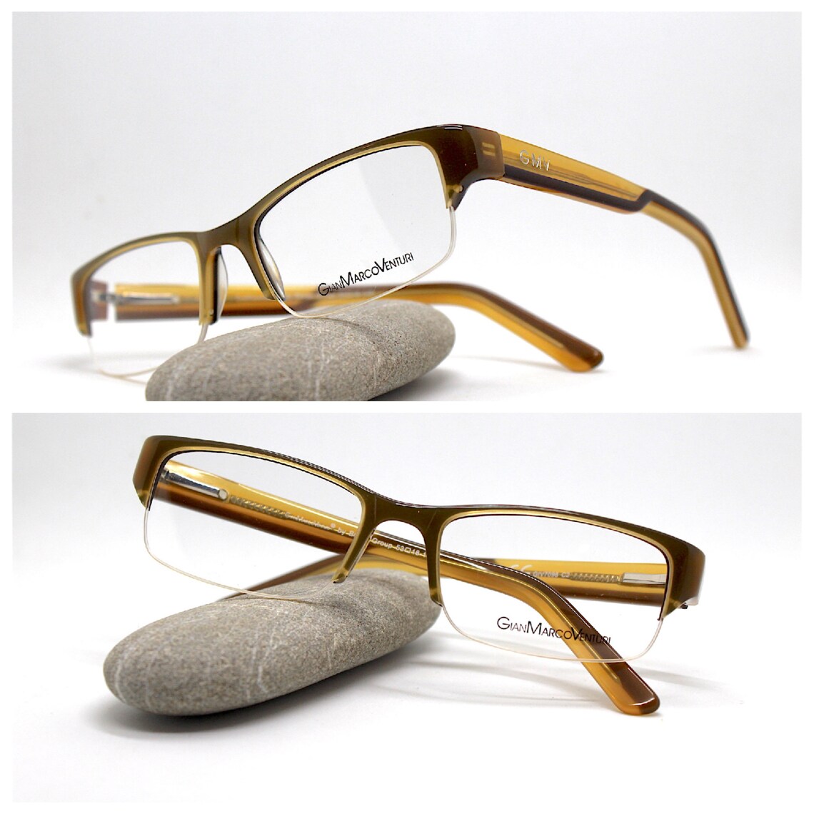 MADE IN ITALY Eyewear Optical Frame Gianmarco Venturi Low Rectangular ...
