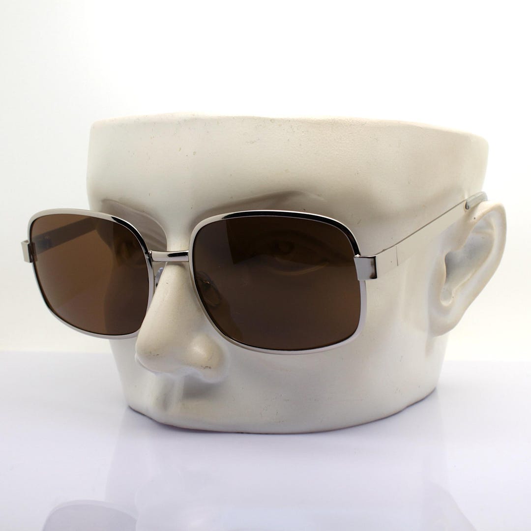 TYLER DURDEN SUNGLASSES Men and Women, Sturdy Silver-chrome Metal Frame ...