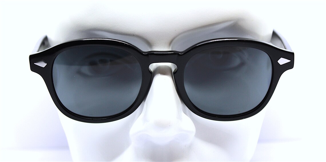 Square Round Classic Sunglasses Man Woman Acetate Black | Etsy