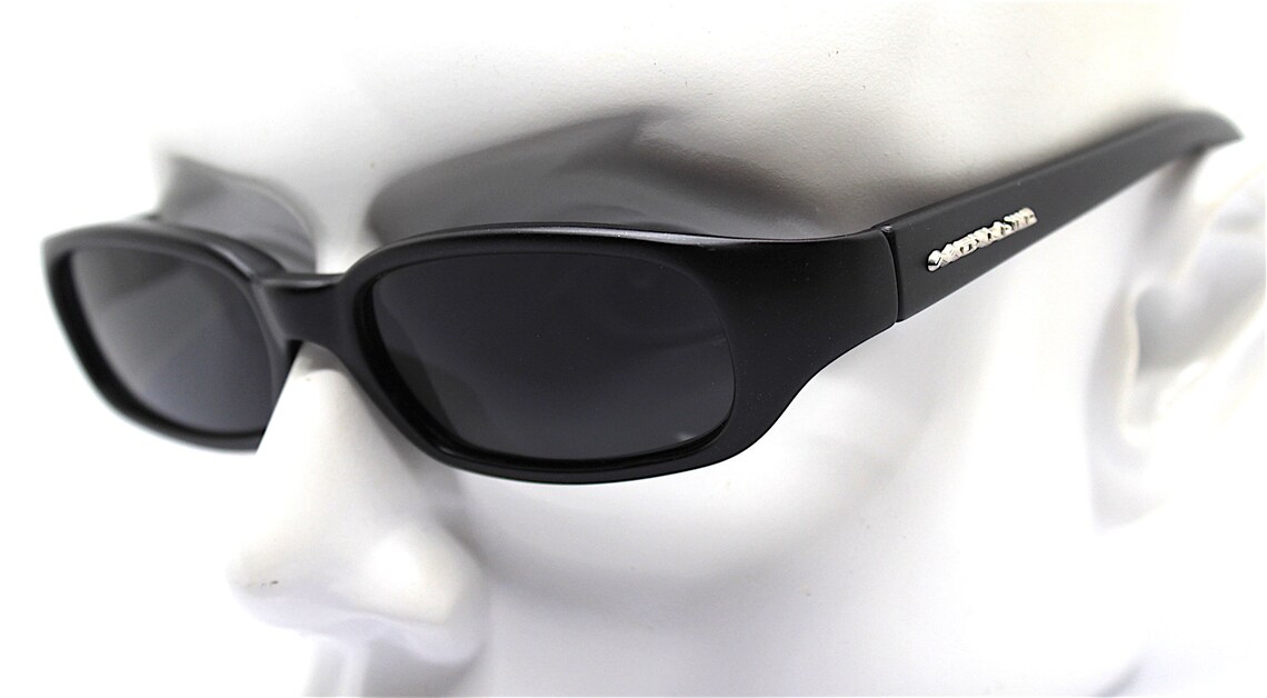 Made in Italy Small Size Rectangular Sunglasses Men Matt Black - Etsy