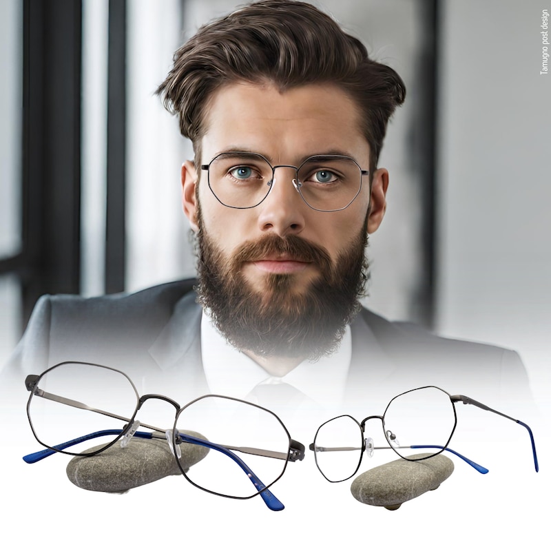 Octagon Eyeglasses - Etsy