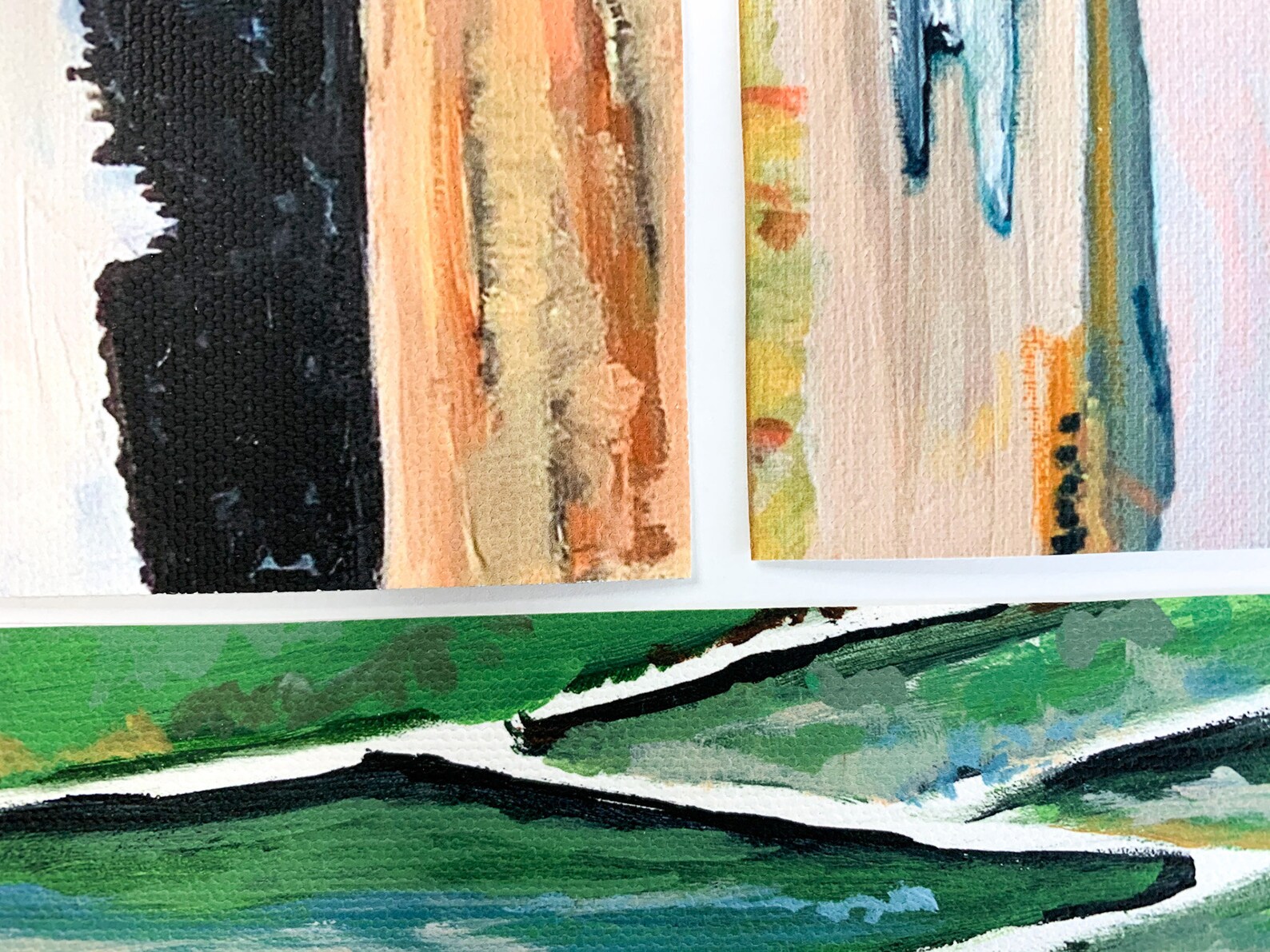 Salt Marsh Print Set Coastal Landscape Prints Marsh - Etsy