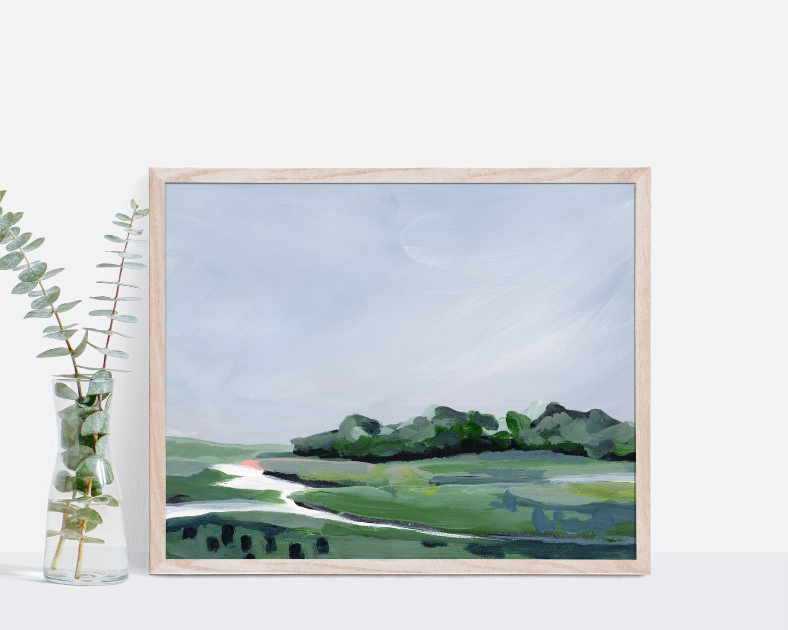 Salt Marsh Print Set Coastal Landscape Prints Marsh - Etsy