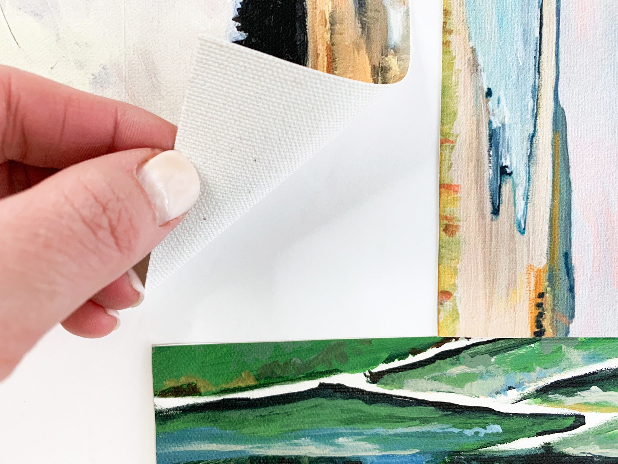 Lighthouse Landscape Painting Stage Harbor Lighthouse - Etsy