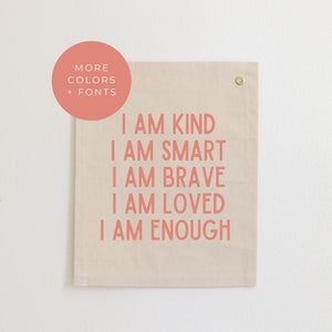 Affirmations for Kids, Positive Affirmations Nursery Wall Decor ...