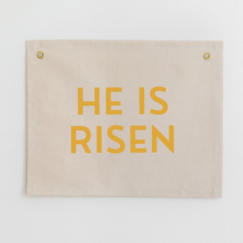 He is Risen Banner - Etsy
