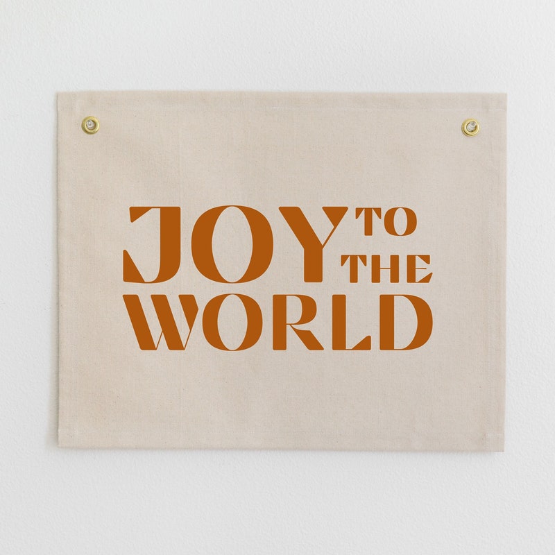 Joy to the World Banner - Etsy