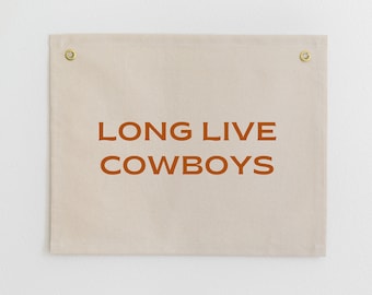 Giddy up Felt Pennant | Vintage Wild West Cowboy Banner, Inspirational ...