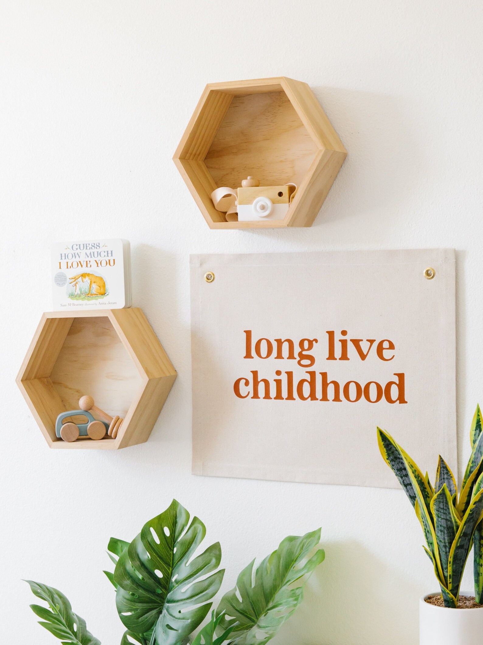 Long Live Childhood Nursery Banner, Playroom Canvas Banner, Nursery ...
