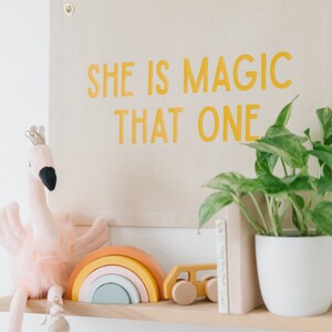 She is Magic That One Canvas Banner, Girl Nursery Canvas Banner ...
