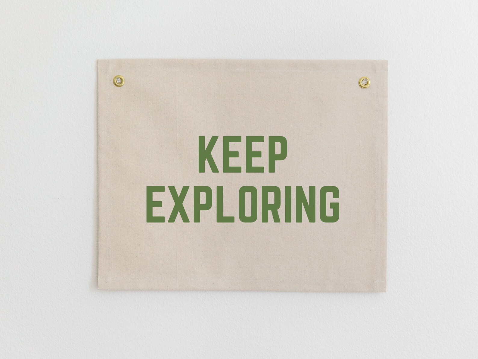 Keep Exploring Canvas Banner Woodland Nursery Decor Cabin - Etsy