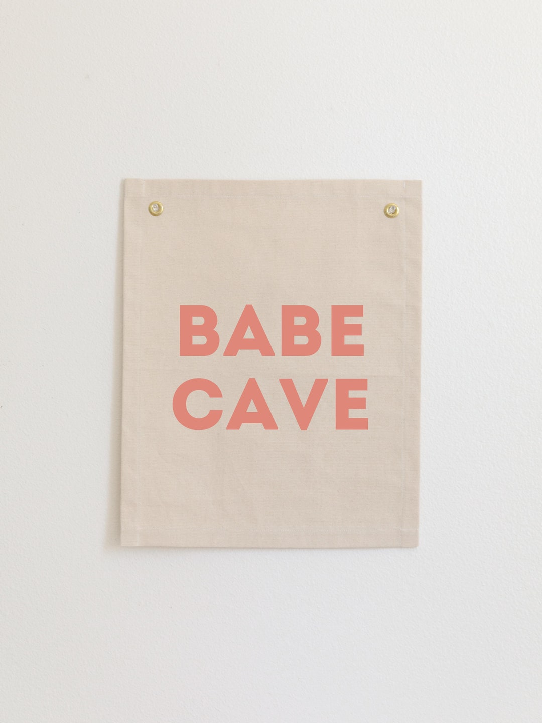 Babe Cave Nursery Wall Art, Little Babe Cave, Nursery Banner, Canvas ...