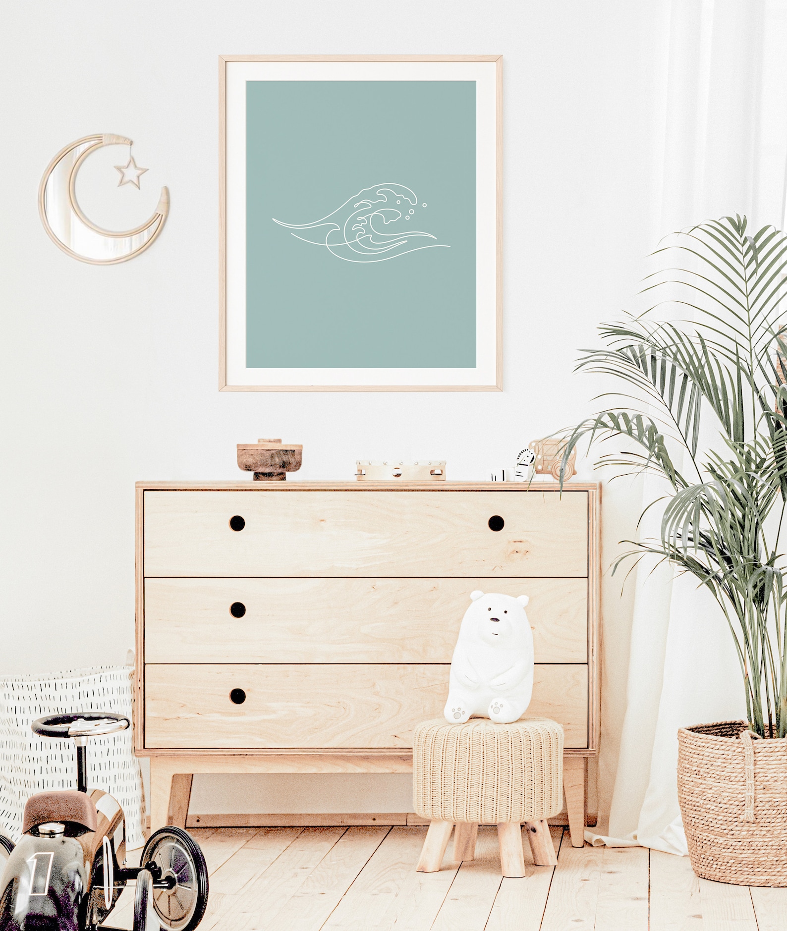 Boho Surf Gallery Wall Art Set of 6 Prints Surf Nursery - Etsy