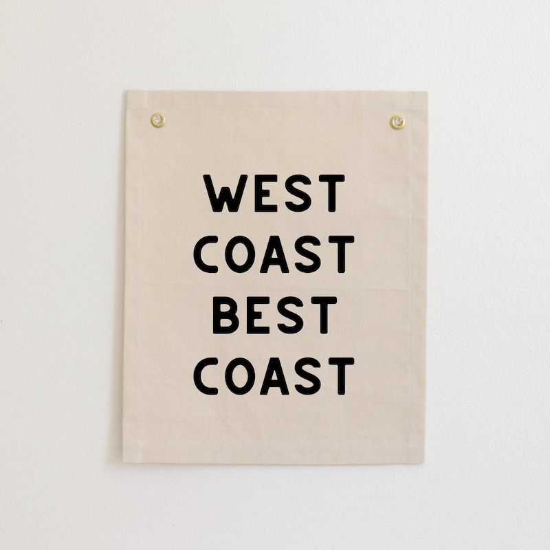 West Coast Canvas Print - Etsy