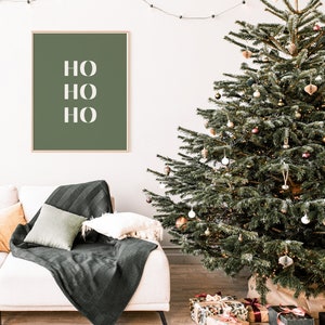 Christmas Gallery Wall Art, Boho Christmas, Christmas Wall Decor ...