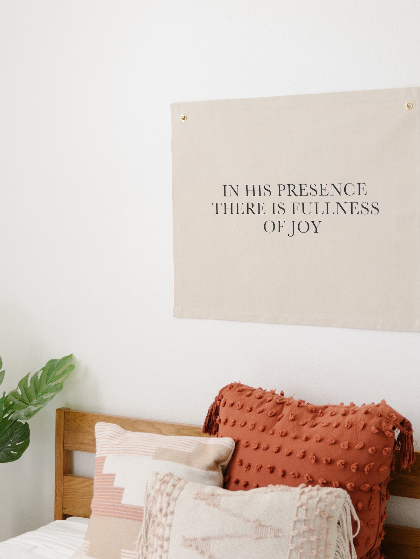 In His Presence There is Fullness of Joy Banner, Psalm 16:11 Bible ...