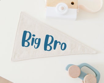 Sis Pennant Banner, Gender Reveal Sign, Big Sis Pregnancy Reveal, Big ...