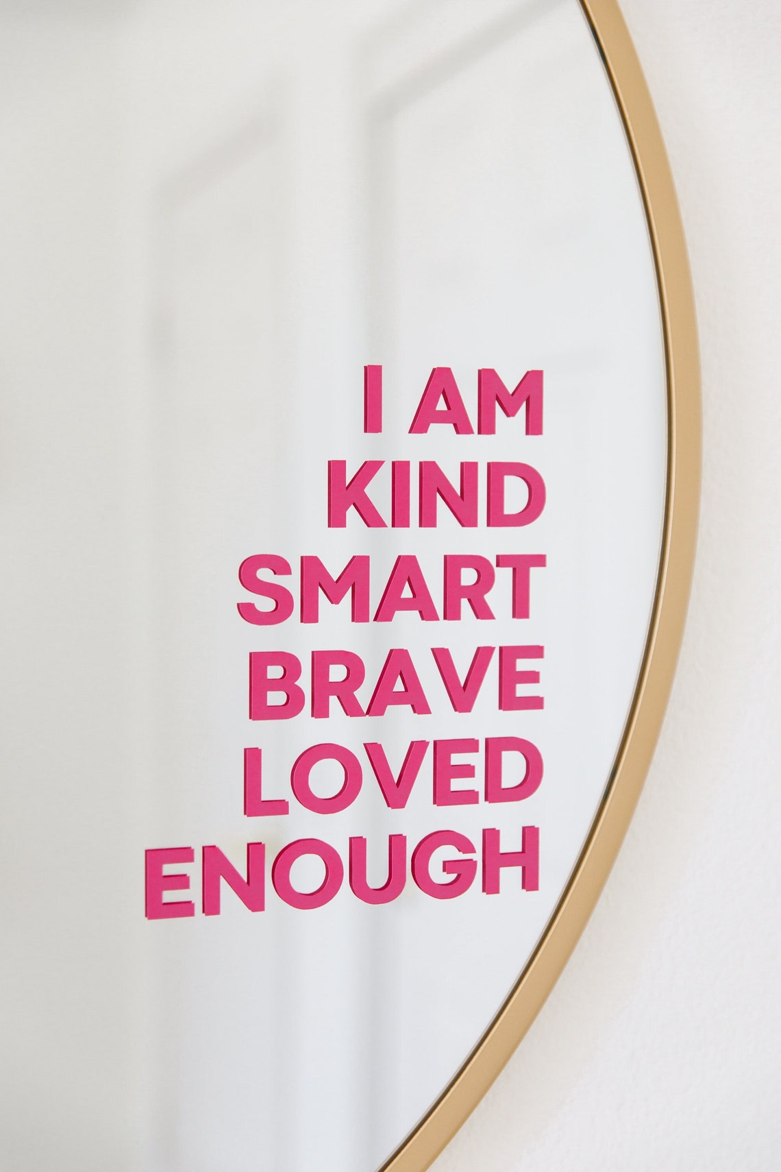 Mirror Decal Affirmation Mirror Decal Daily Affirmations - Etsy