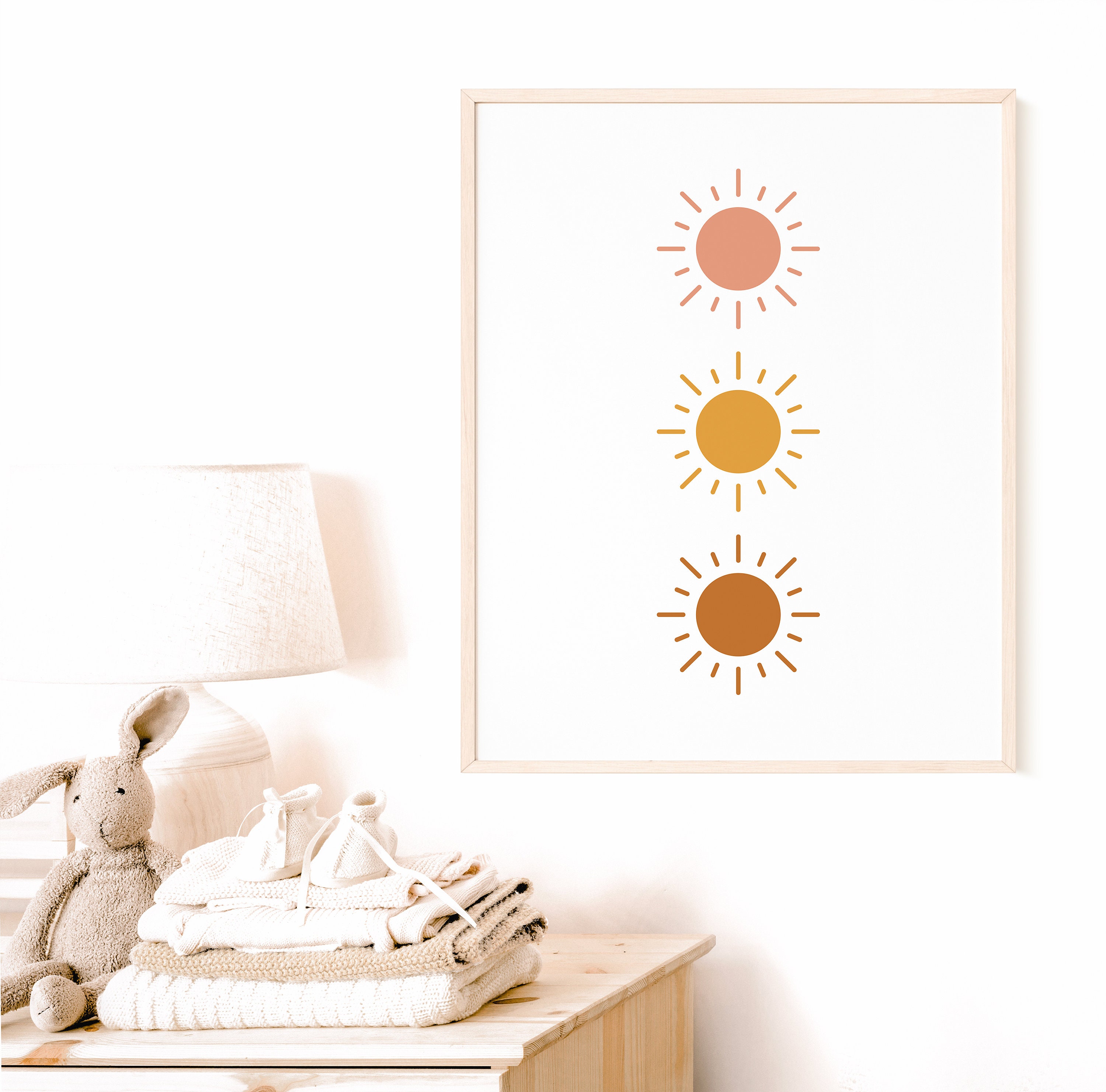 Happy Little Soul Printable Wall Art, Boho Nursery Prints, Boho Baby ...
