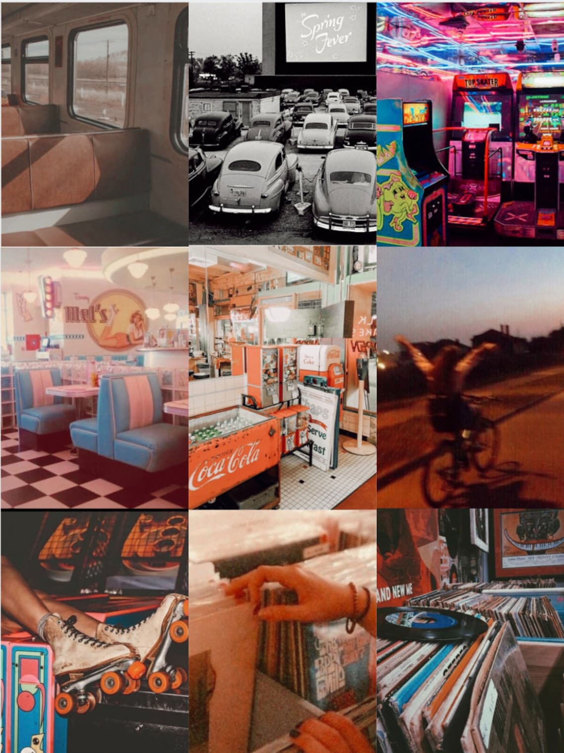 Retro Vintage Aesthetic 1 Wall Kit digital Download 18 Vintage Vibe ...