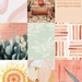 Boho Peach Aesthetic 1 Wall Collage digital Download 18pcs Neutral ...