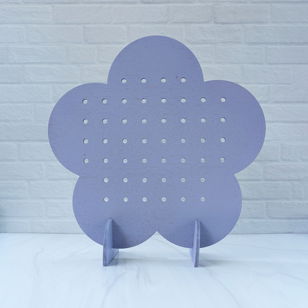 Flower Pegboard SVG File: Craft Fair Jewelry Display (digital Download ...