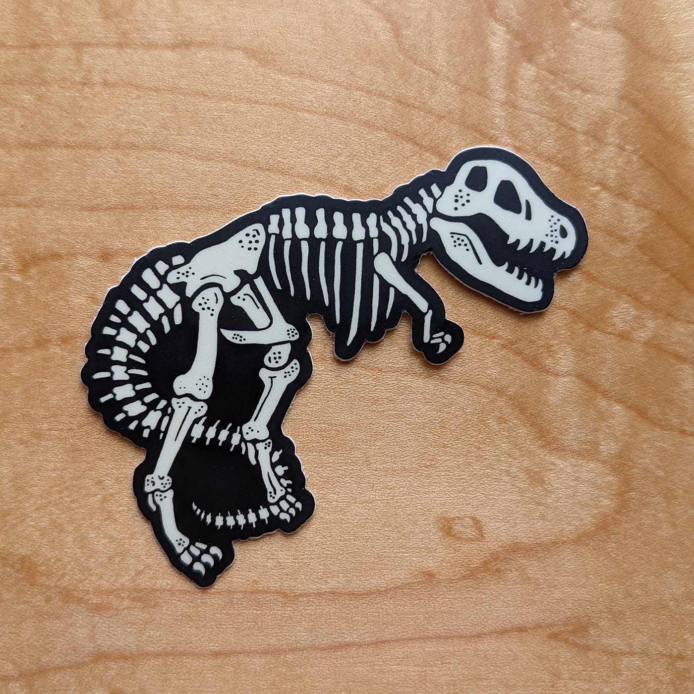 Dinosaur Fossil Stickers - T-rex - Brontosaurus - Triceratops - Etsy