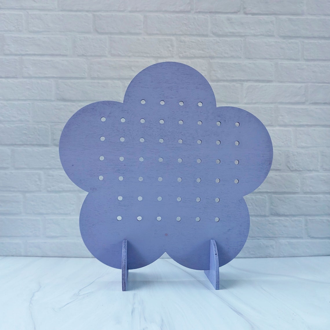 Flower Pegboard SVG File: Craft Fair Jewelry Display (digital Download ...