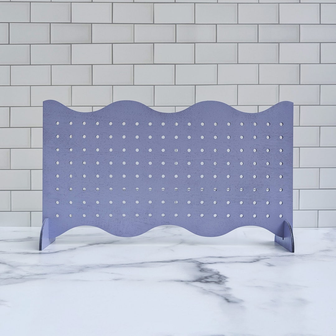 Downloadable Wavy Peg Board Display SVG File for Laser Cutters - Great ...