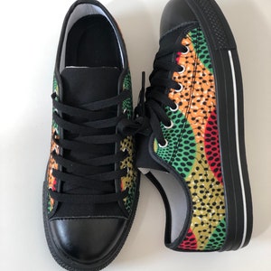 African Print Men/women Sneakers Ankara Print Men/women Sneakers ...