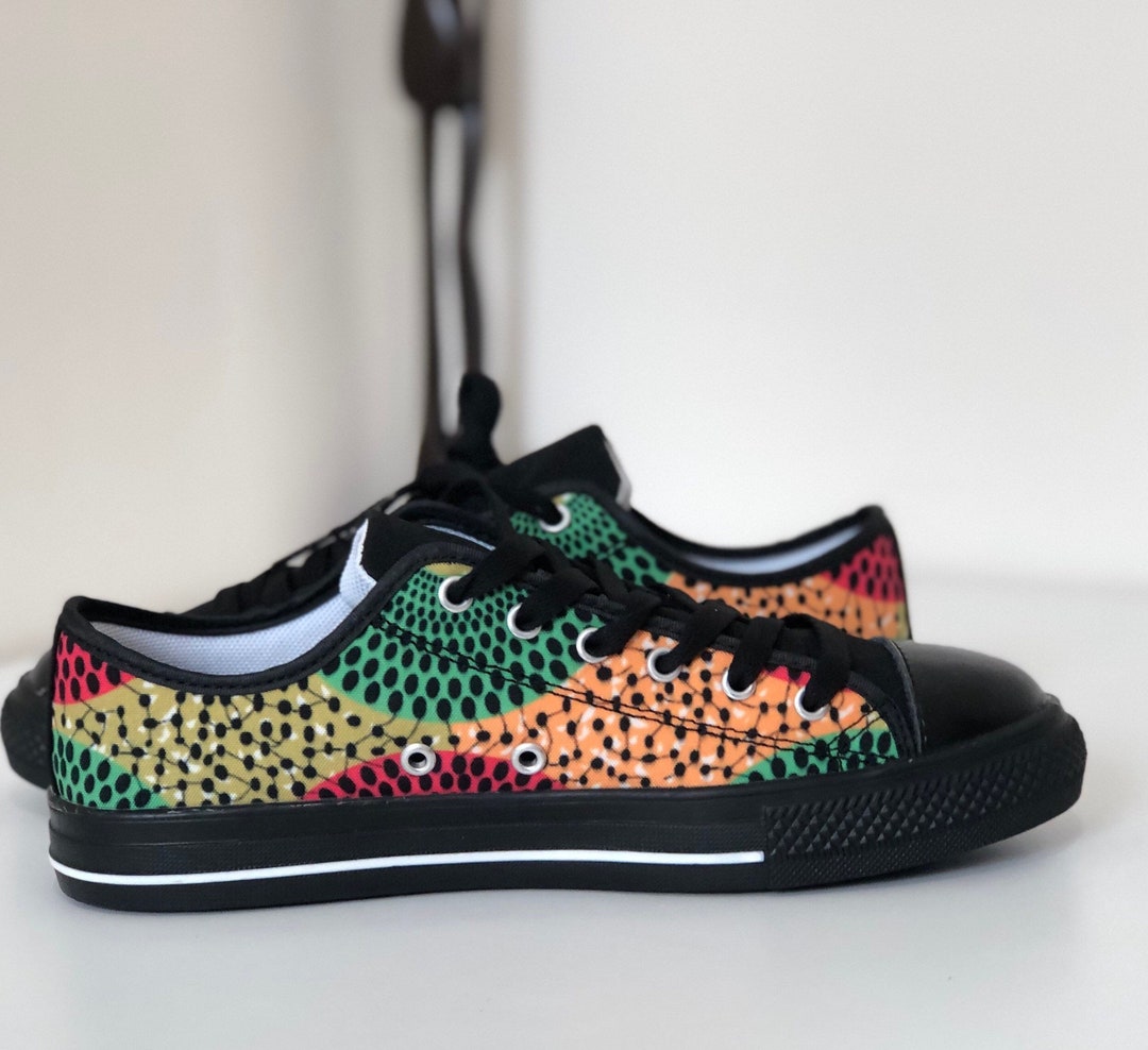 African Print Men/women Sneakers Ankara Print Men/women Sneakers ...