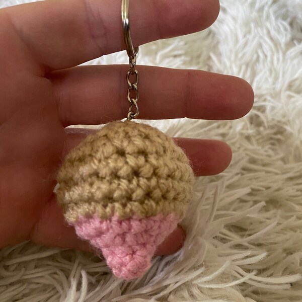 Boob Keychain - Etsy