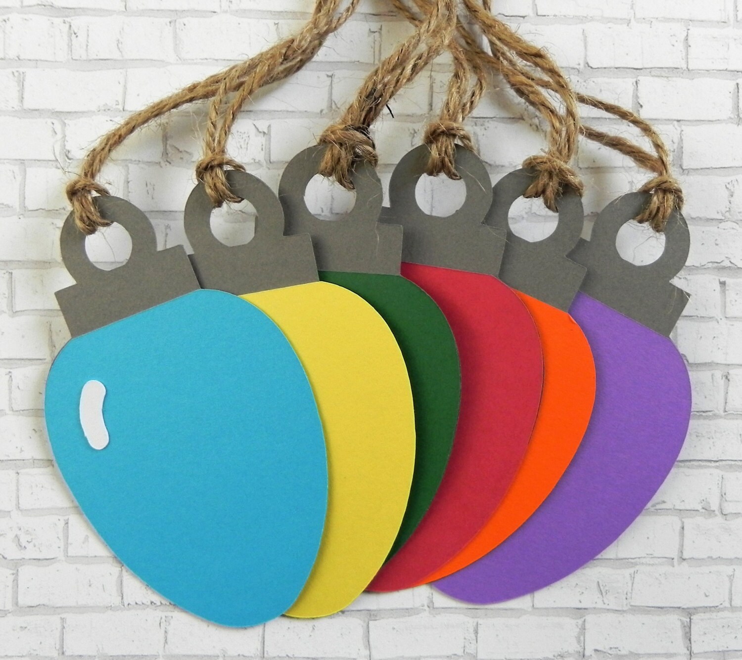 Christmas Bulb Gift Tags, Gift Tags, Christmas Tags - Etsy