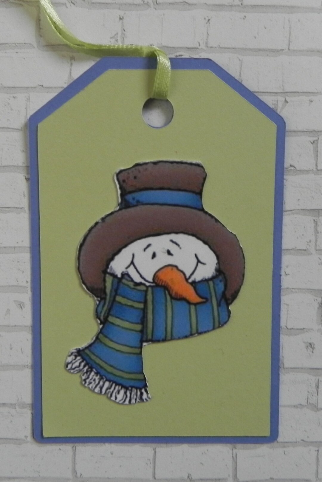 Snowman Gift Tag, Christmas Gift Tag, Gift Tag, Holiday Tag, Holiday ...