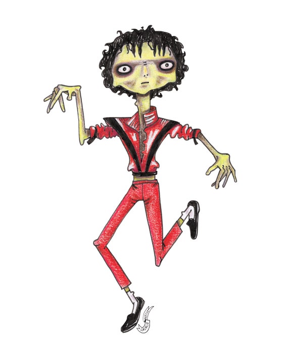 Michael Jackson Thriller Zombie Art