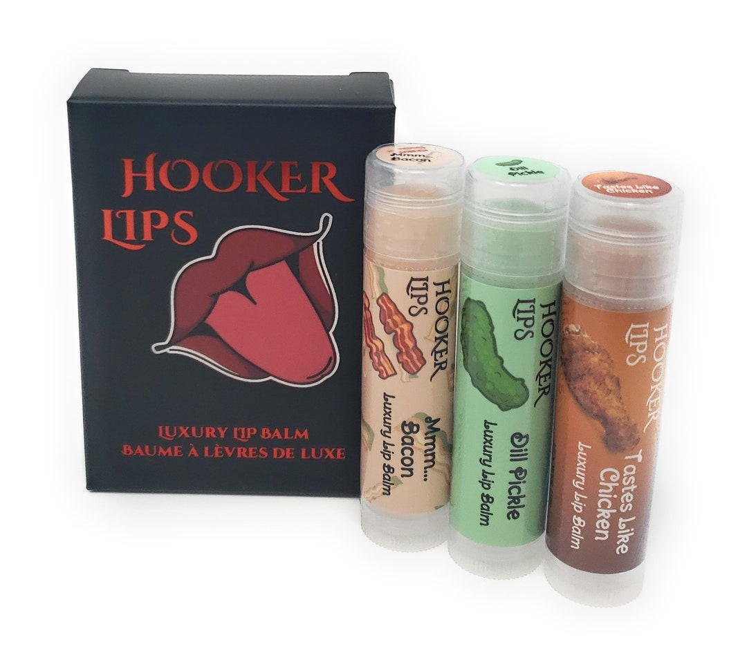 Mmm... Bacon, Dill Pickle & Tastes Like Chicken Hooker Lips 3 Pack - Etsy