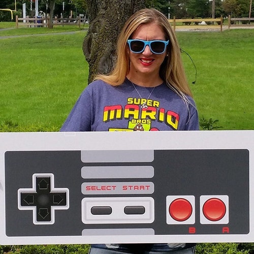 NES Style Controller Photo Prop Frame Video Game Party Prop - Etsy