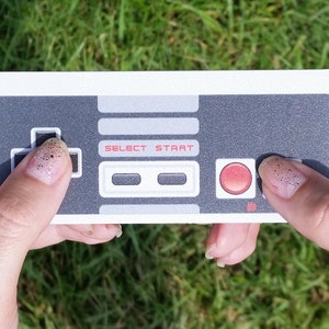 NES Style Controller Photo Prop Frame, Video Game Party Prop, Gamer ...