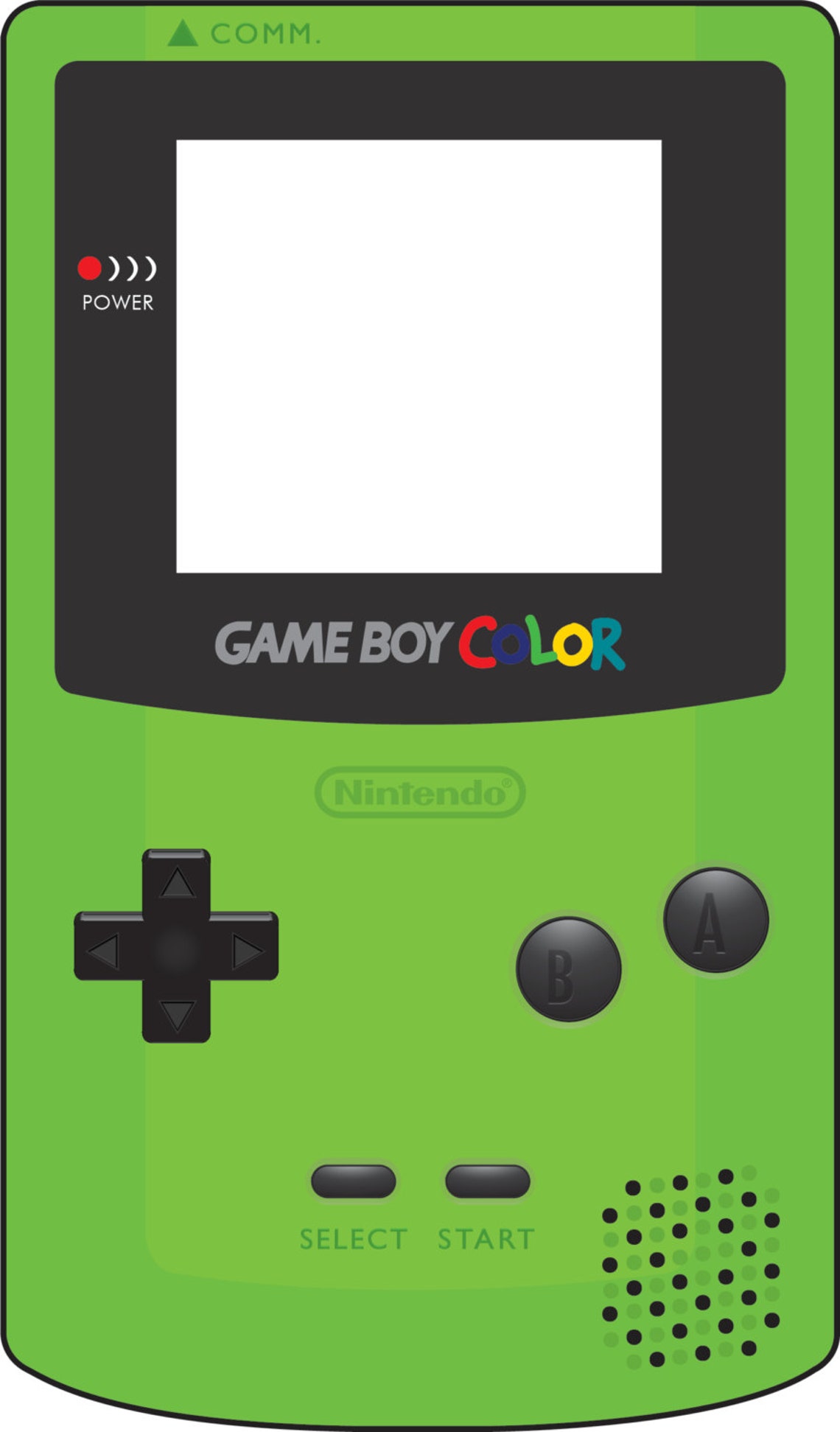 Game Boy Color Style Photo Prop Video Game Party Prop Lime | Etsy