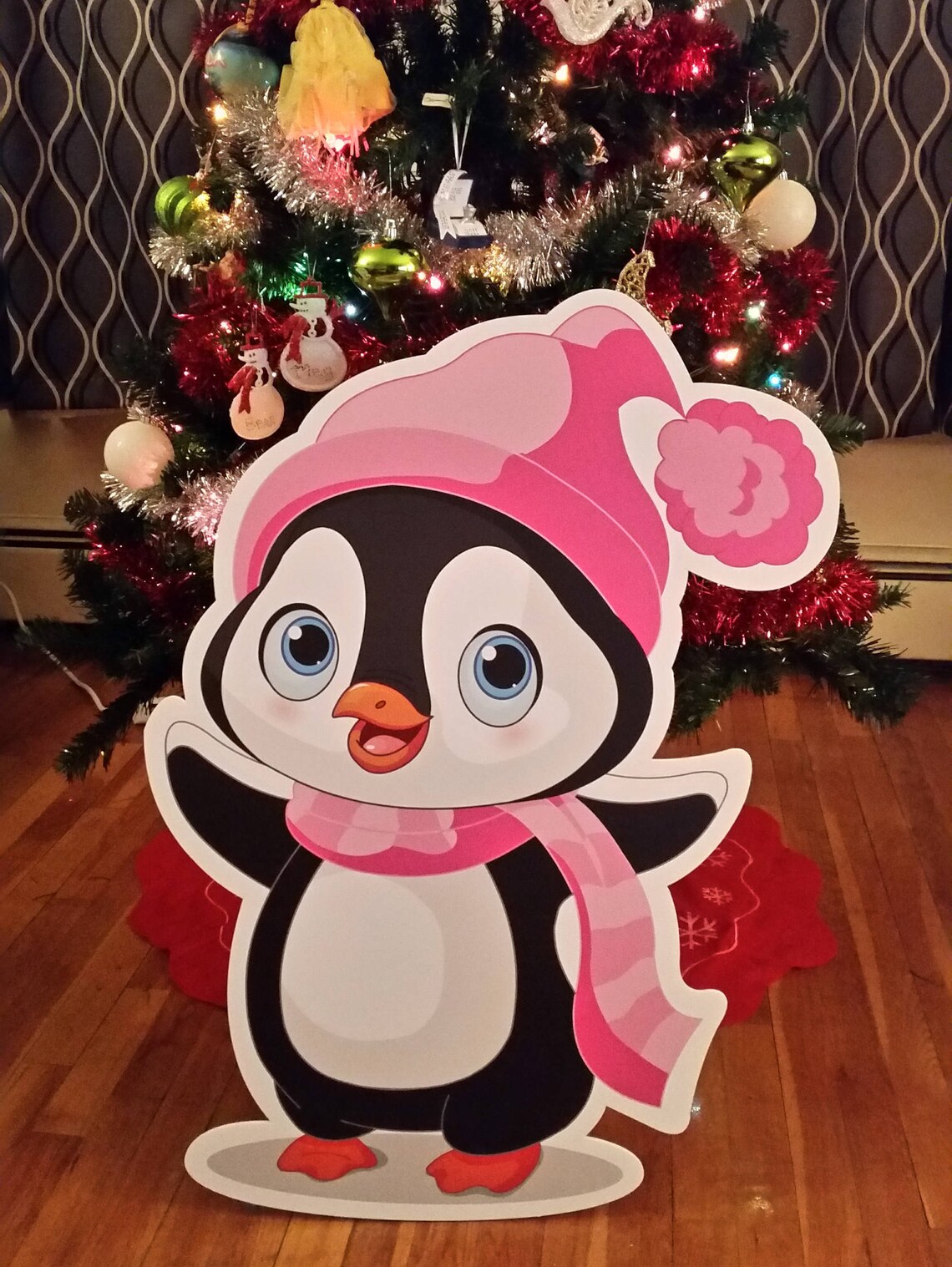 Penguin Party Prop, Penguin Printable, Kid Penguin for Girls, Penguin ...