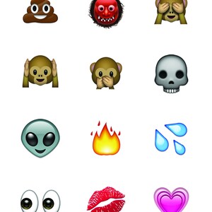 Emoji Labels, Emoticons, Printable, DIY, Social Media Labels, Face ...