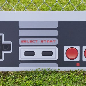 NES Style Controller Photo Prop Frame, Video Game Party Prop, Gamer ...