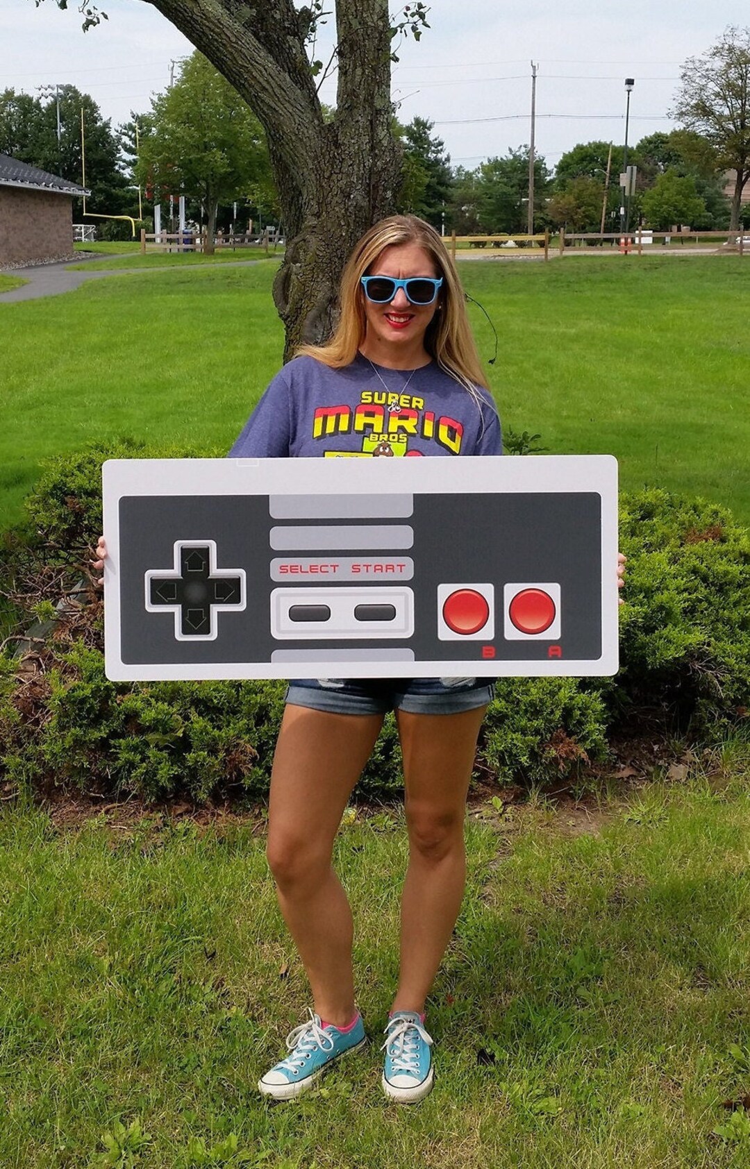NES Style Controller Photo Prop Frame, Video Game Party Prop, Gamer ...