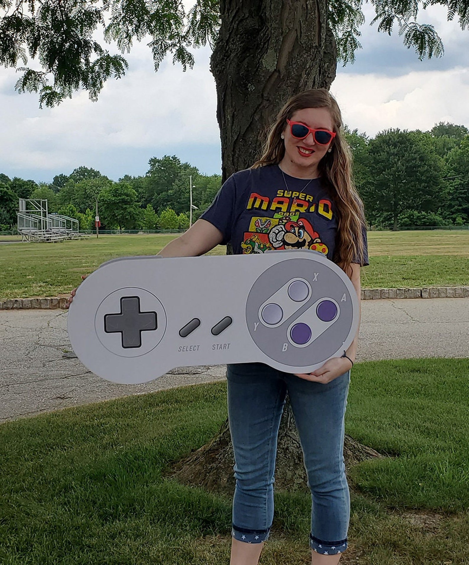 SNES Style Controller Photo Prop, Video Game Party Prop, Gamer Poster ...