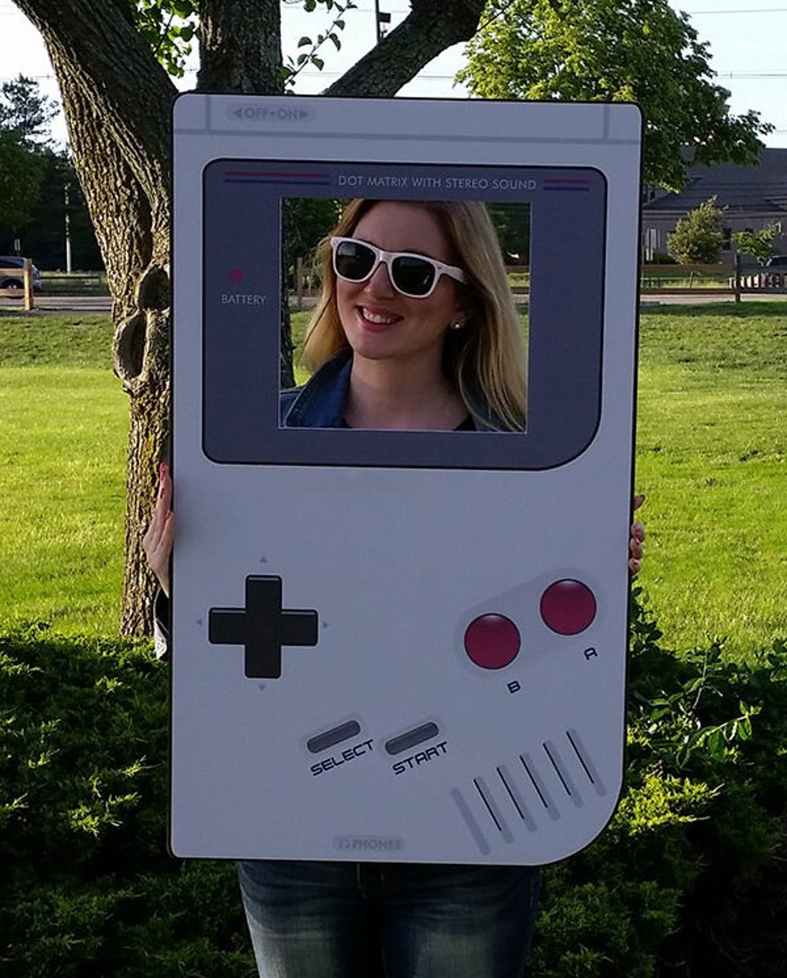 Game Boy Style Photo Prop Frame, Video Game Party Prop, Gamer Party ...