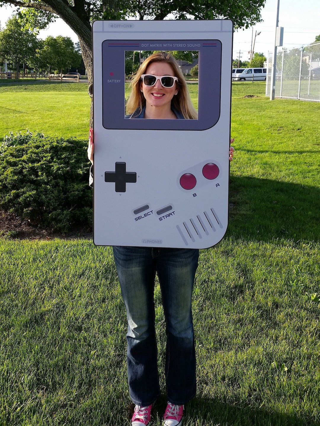 Game Boy Style Photo Prop Frame, Video Game Party Prop, Gamer Party ...