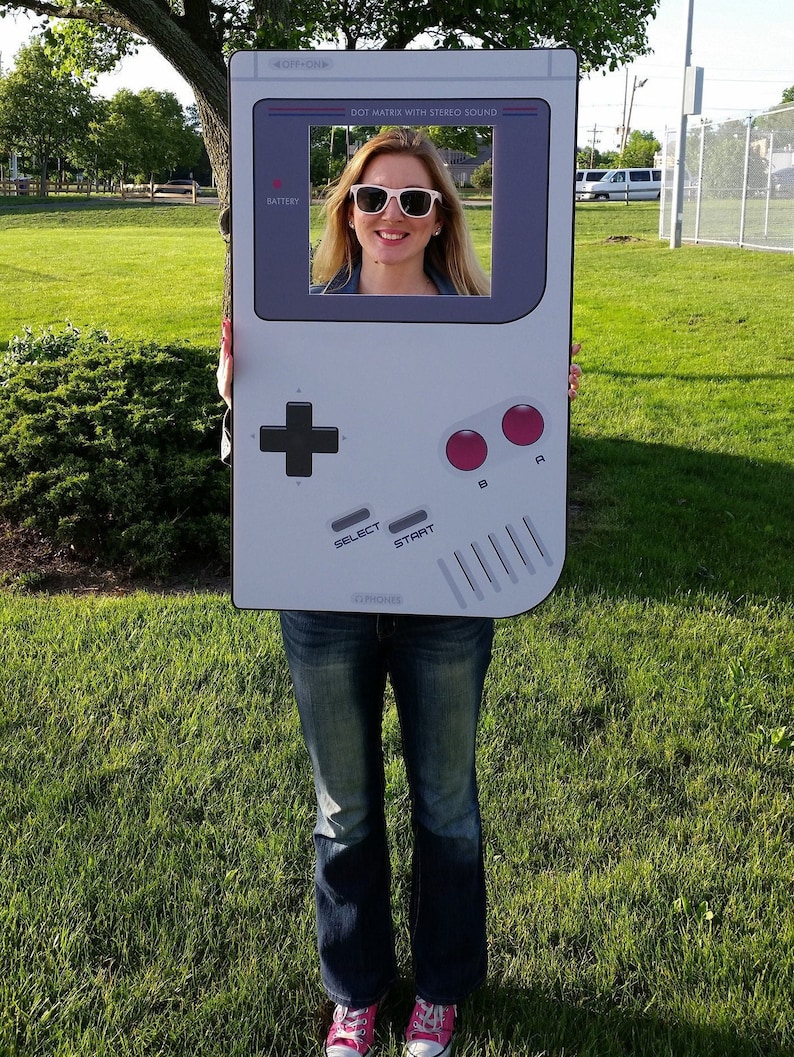 Game Boy Style Photo Prop Frame, Video Game Party Prop, Gamer Party ...