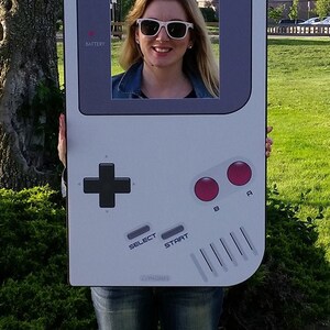 Game Boy Style Photo Prop Frame, Video Game Party Prop, Gamer Party ...