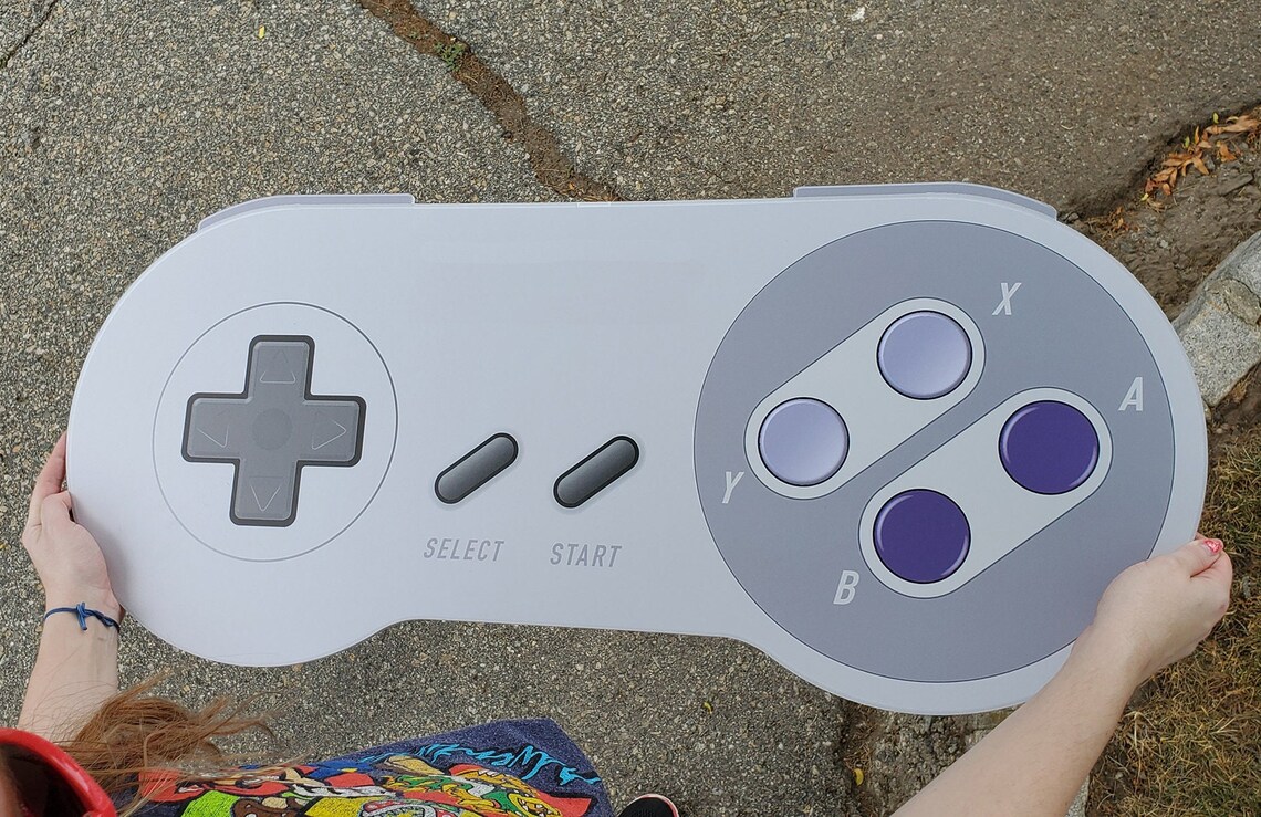 SNES Style Controller Photo Prop Video Game Party Prop Gamer - Etsy